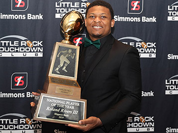 Rivers III presented with Harlon Hill Trophy | Slippery Rock University
